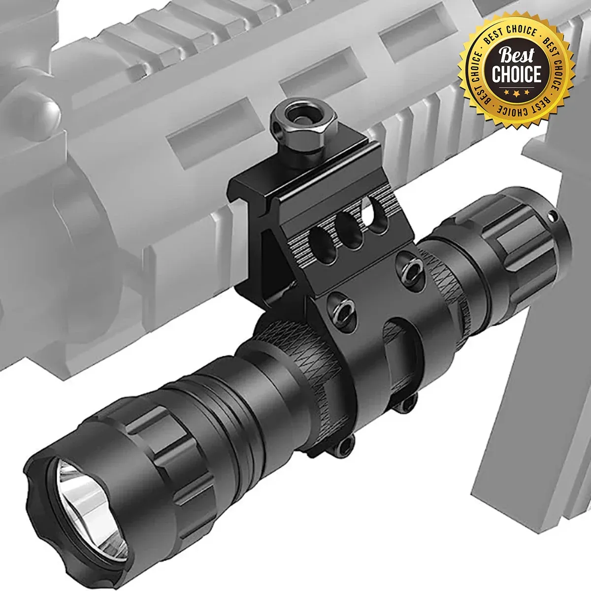 DHgate.com:Tactical Offset Flashlight Scope Mount, 25.4mm Quick Release ...