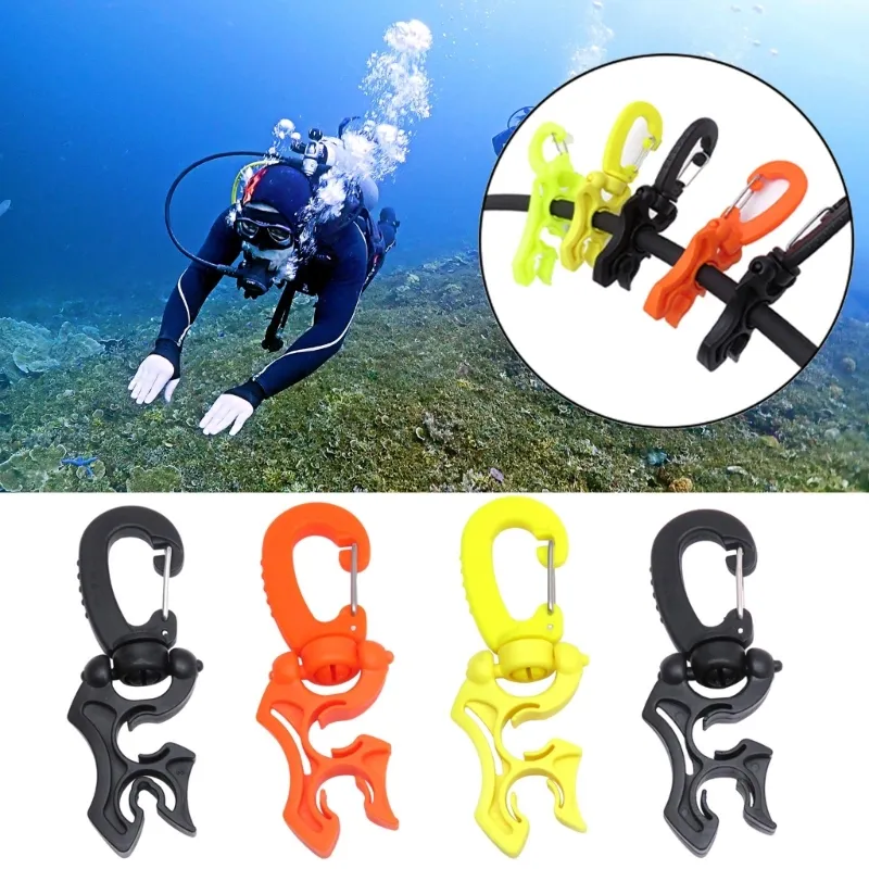 DHgate.com:Diving Regulator Dual BCD Hose Clip Buckle Snap Hook Buckle ...