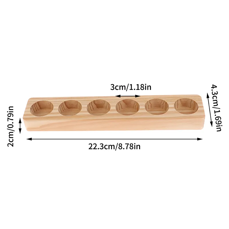 DHgate.com:6-Slot Wood Essential Oil Display Stand: Eco-friendly ...