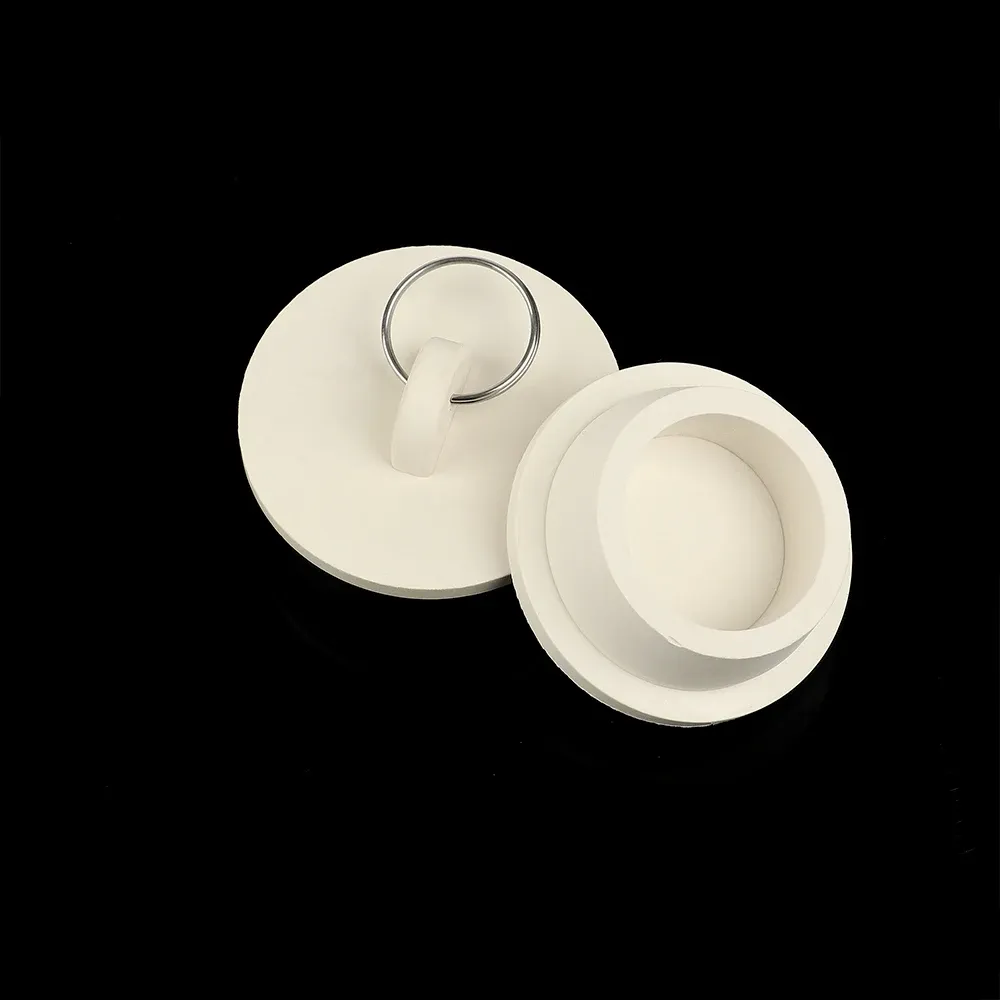 Durable Rubber Sink Tub Water Stopper, Round Floor Drain Plug, Leakage ...