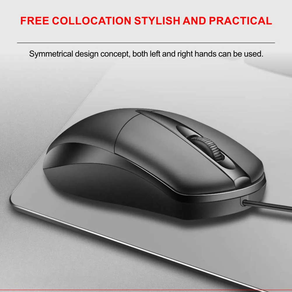 Wired Mouse For Laptop, USB Wired Gaming Computer Mouses, LED Optical ...