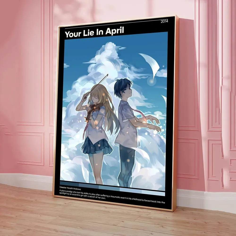 Wholesale April Retro Kraft Paper Art Sticky Posters DIY Aesthetic Art ...