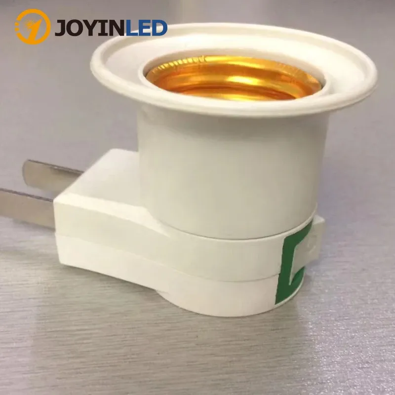 E27 Lamp Base Bulb Socket Light Holder - Waterproof White Lamp Head ...