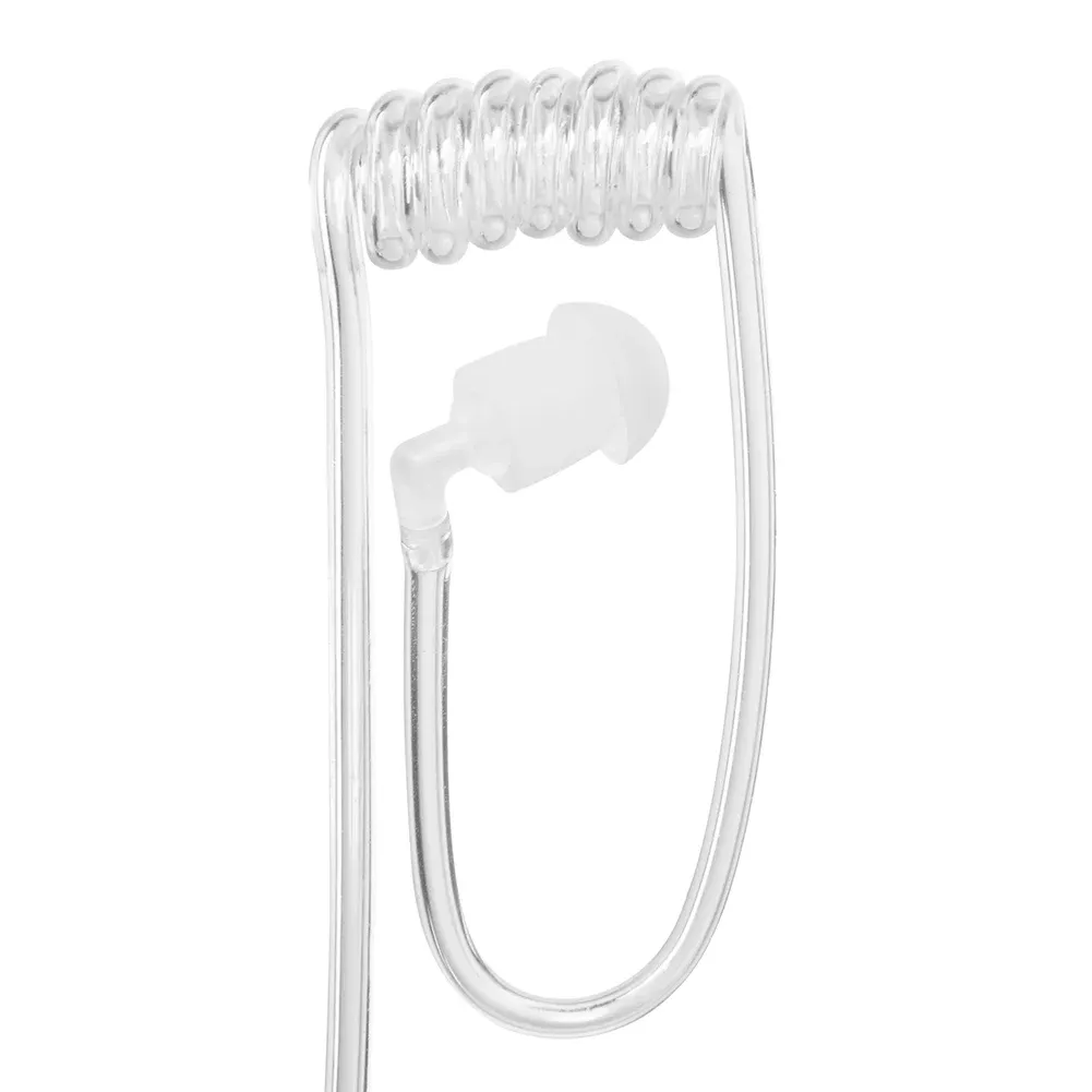 Security Air Acoustic Tube Earpiece Mic PTT Earphone for Motorola GP380 ...