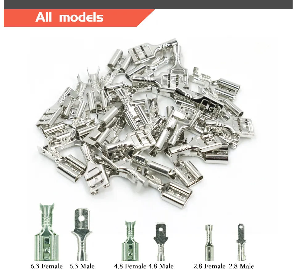 DJ622-J2.8A/D4.8A/D6.3B Insert Spring Single Crimper Terminals ...