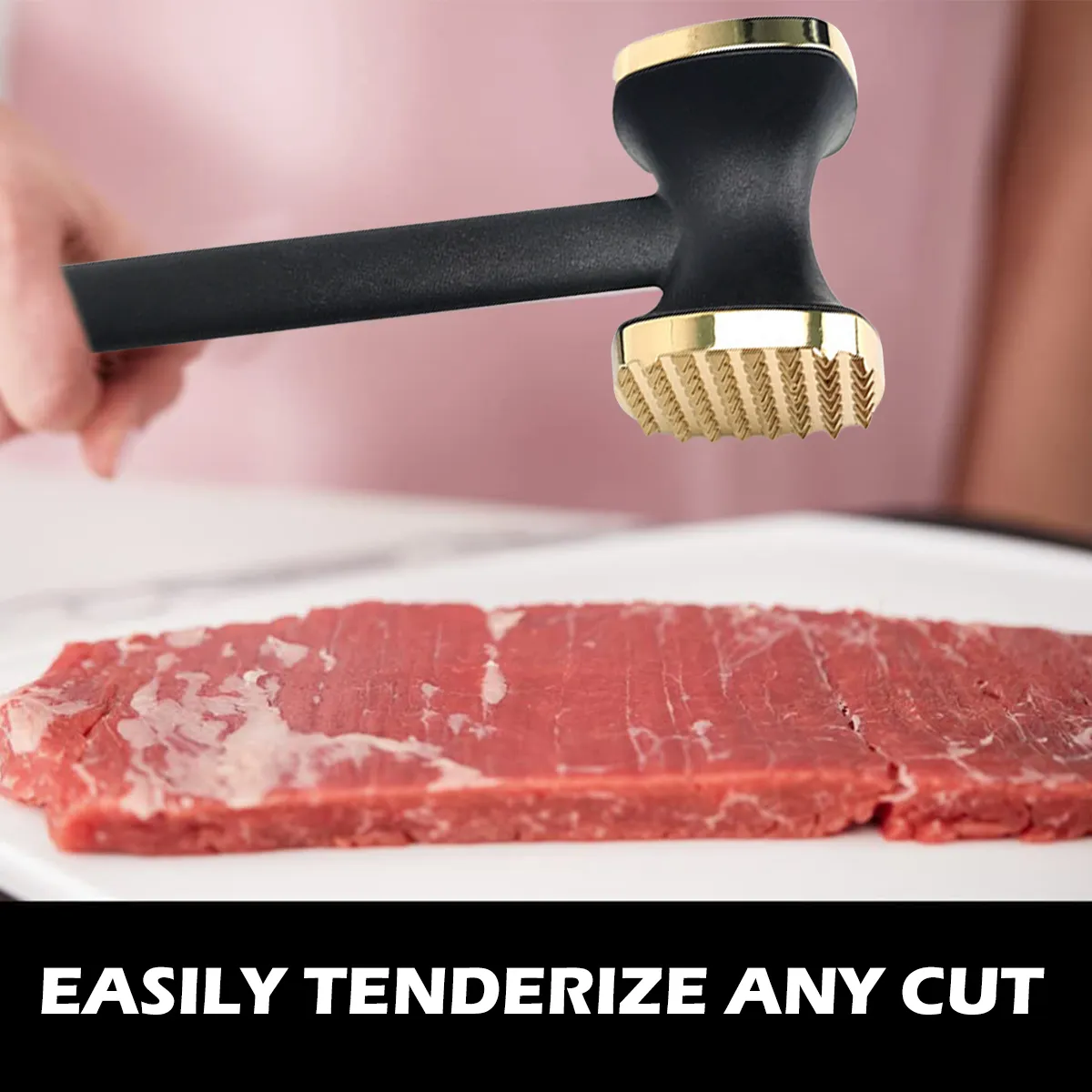 Steak Hammer Mallets Double Sided Zinc Alloy Meat... From Ddmylucky ...