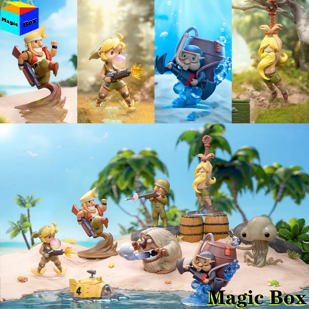1/12 Scale Metal Slug 3 Marco Eri Captive Snowman Martian Rebel Action ...