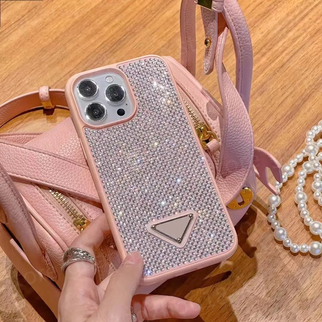 Fashion Designer Phone Cases Women's Colorful Cases With Diamonds ...