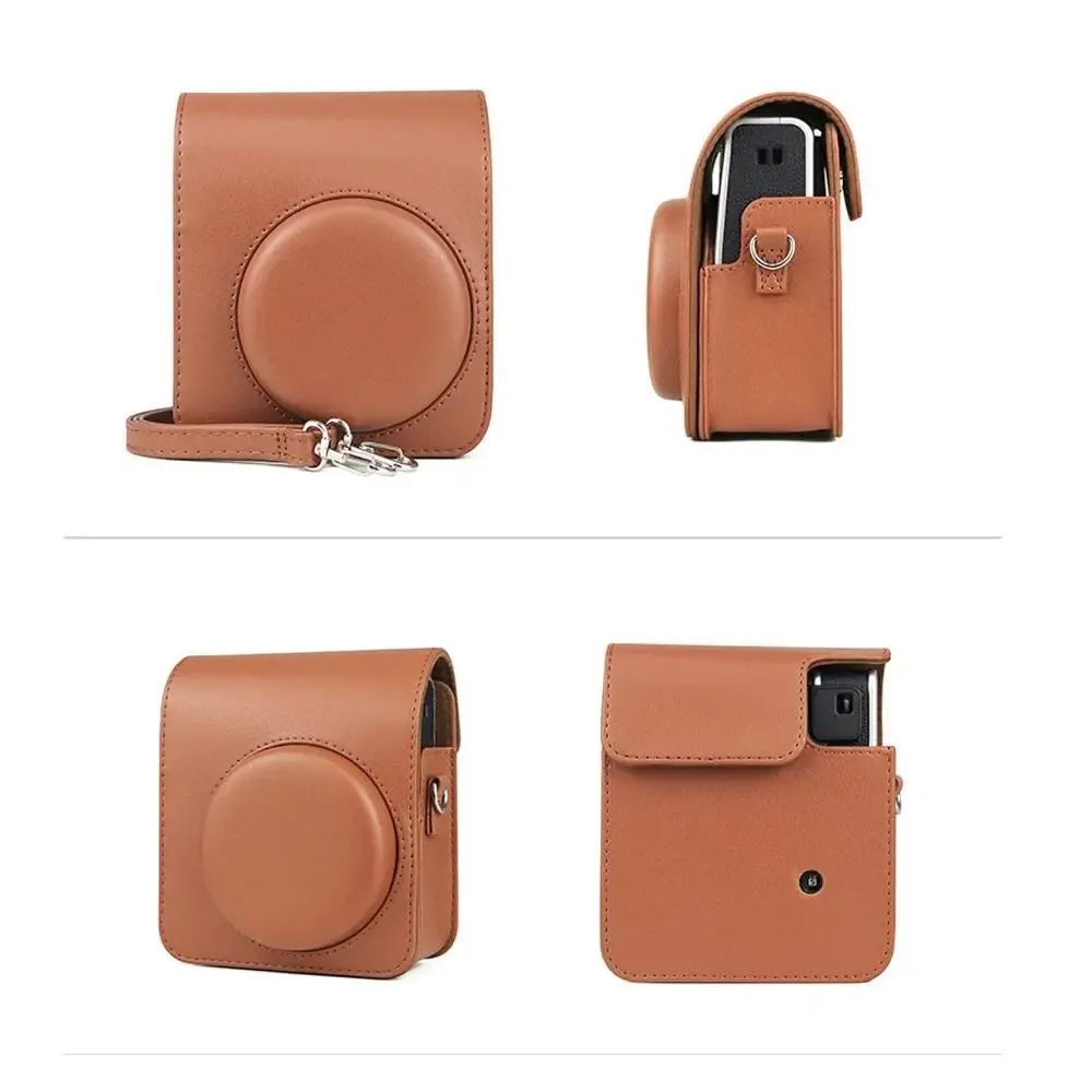 Adjustable Strap PU Leather breast milk bag storage...
