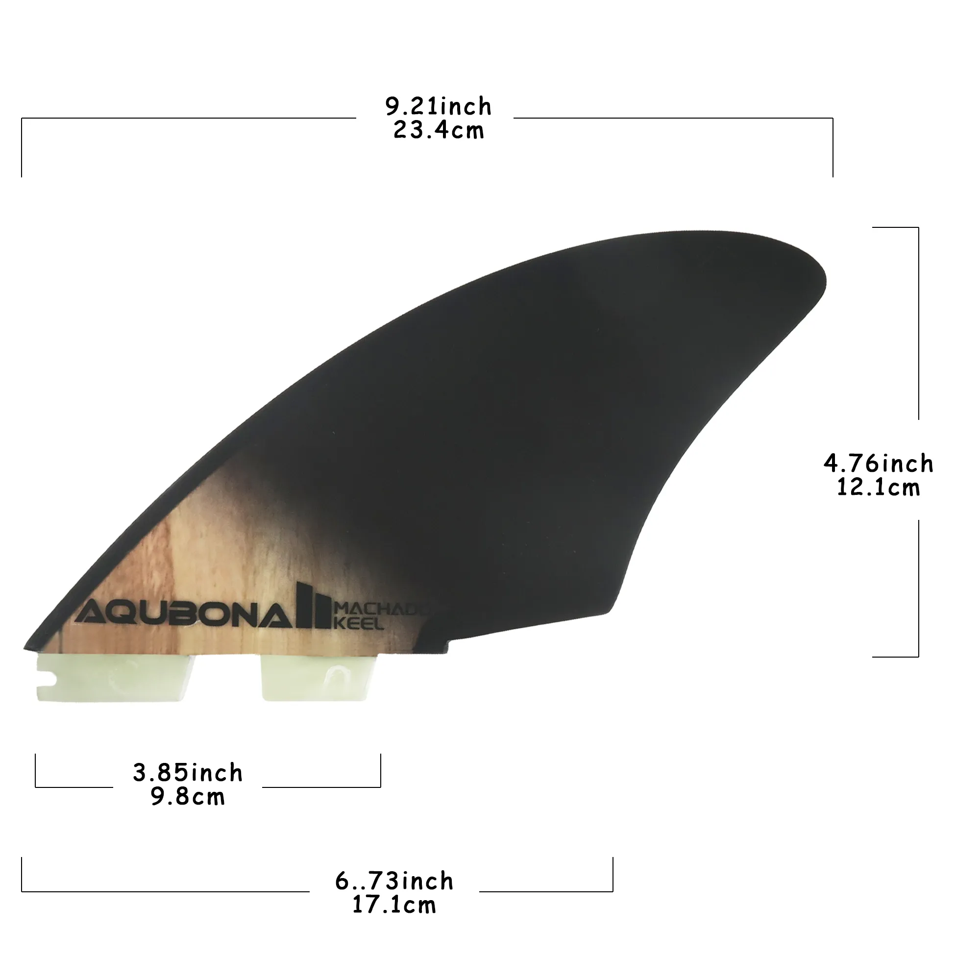 DHgate.com:Pro Dual Tab Single Tab Surfboard Twin Keel Fins (2 Fins ...