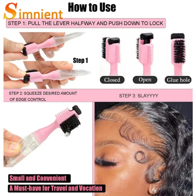 DHgate.com:Refillable Edge Control Brush: Long-Lasting Hold, No White ...