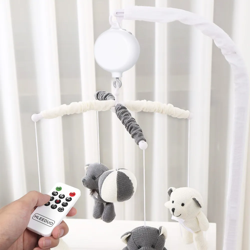 Multifunctional Baby Crib Mobile with 35 Melodies, Remote Control, USB ...