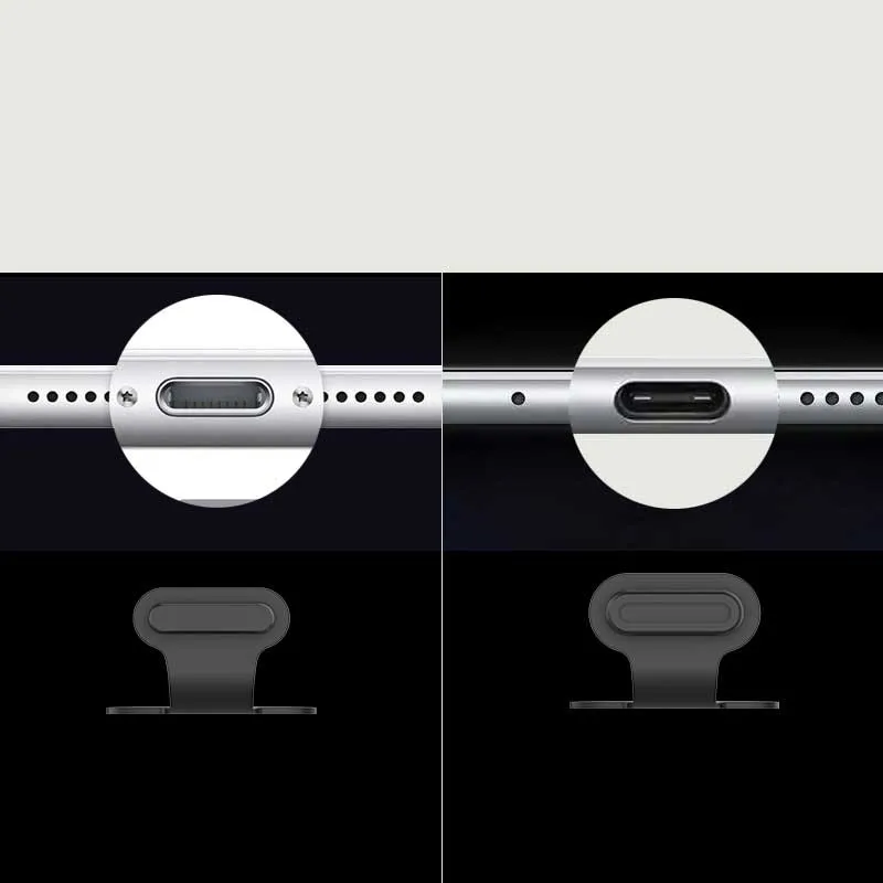 2/4/Silicone Type C Port Dust Plug USB Charging Port Protector Cover ...