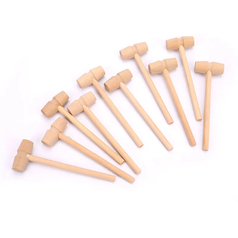 DHgate.com:10-Pack Mini Wooden Hammer Balls Toy Pounder Replacement ...