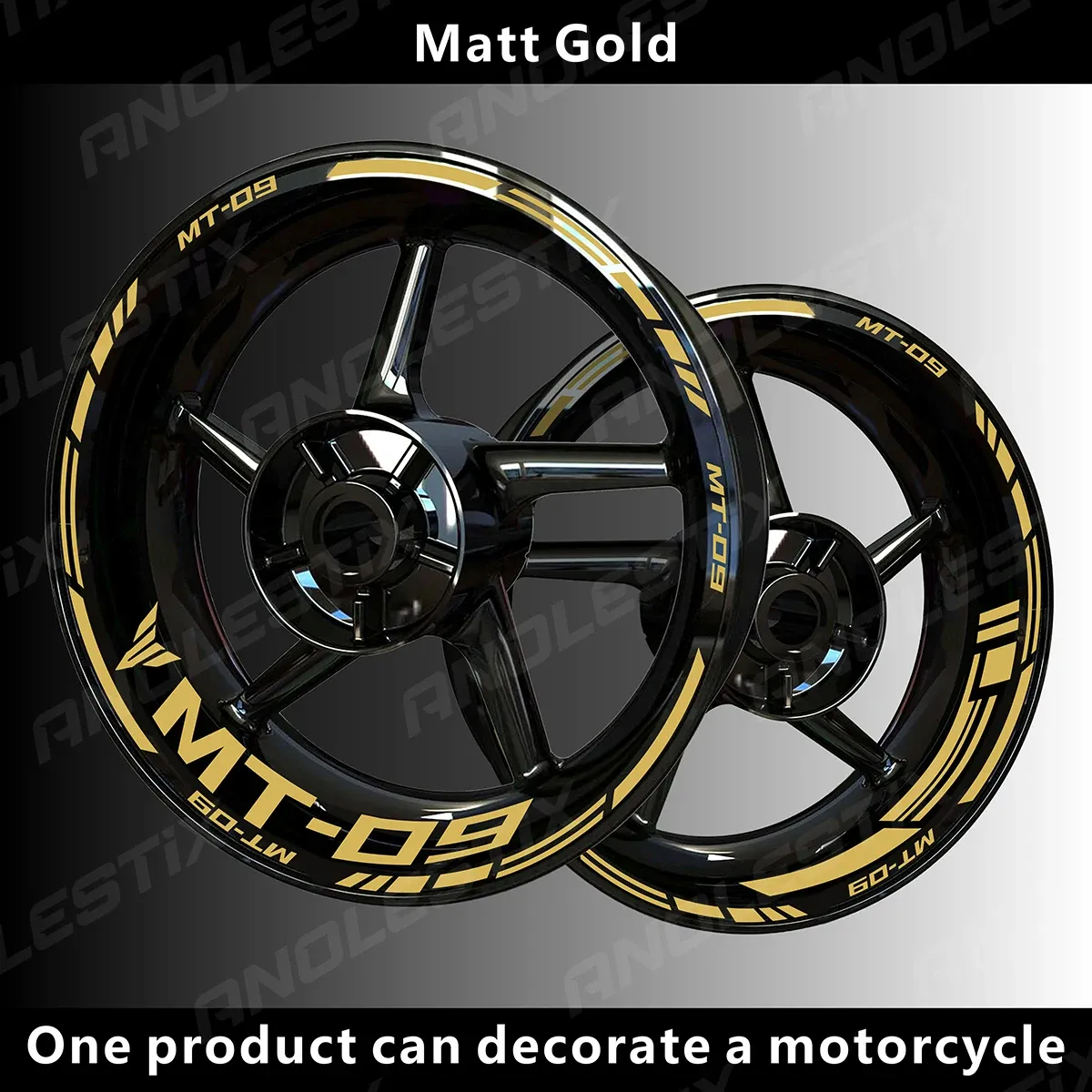 Motorcycle Wheel Rim Tape: Reflective Decal Stickers For Enhanced ...