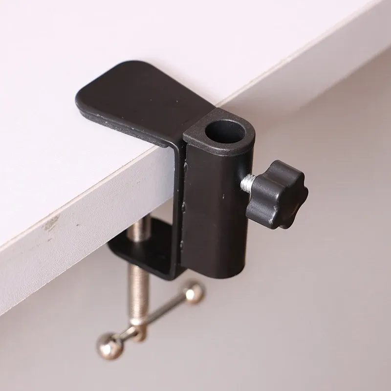 Cantilever Bracket Clamp Holder Desk Lamp Clip Base for Flexible Mic ...