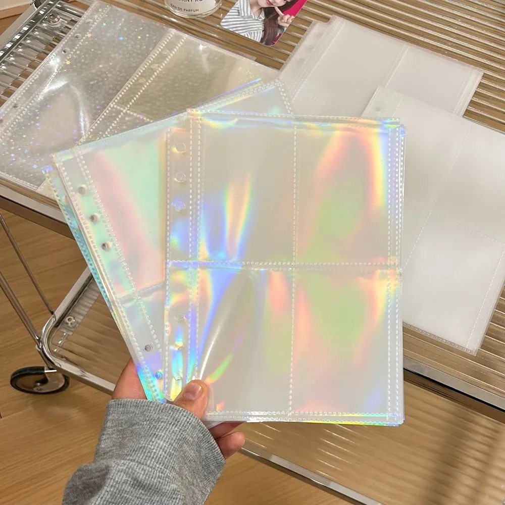 A5 Laser Binder Refill Pockets Sleeves Toploader 10 Pack for Photocards ...