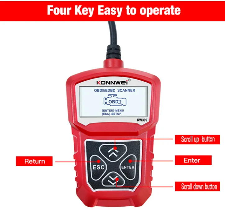 Year OBD2 Scanner & Code Reader, Automotive Diagnostic Tool for Ford ...