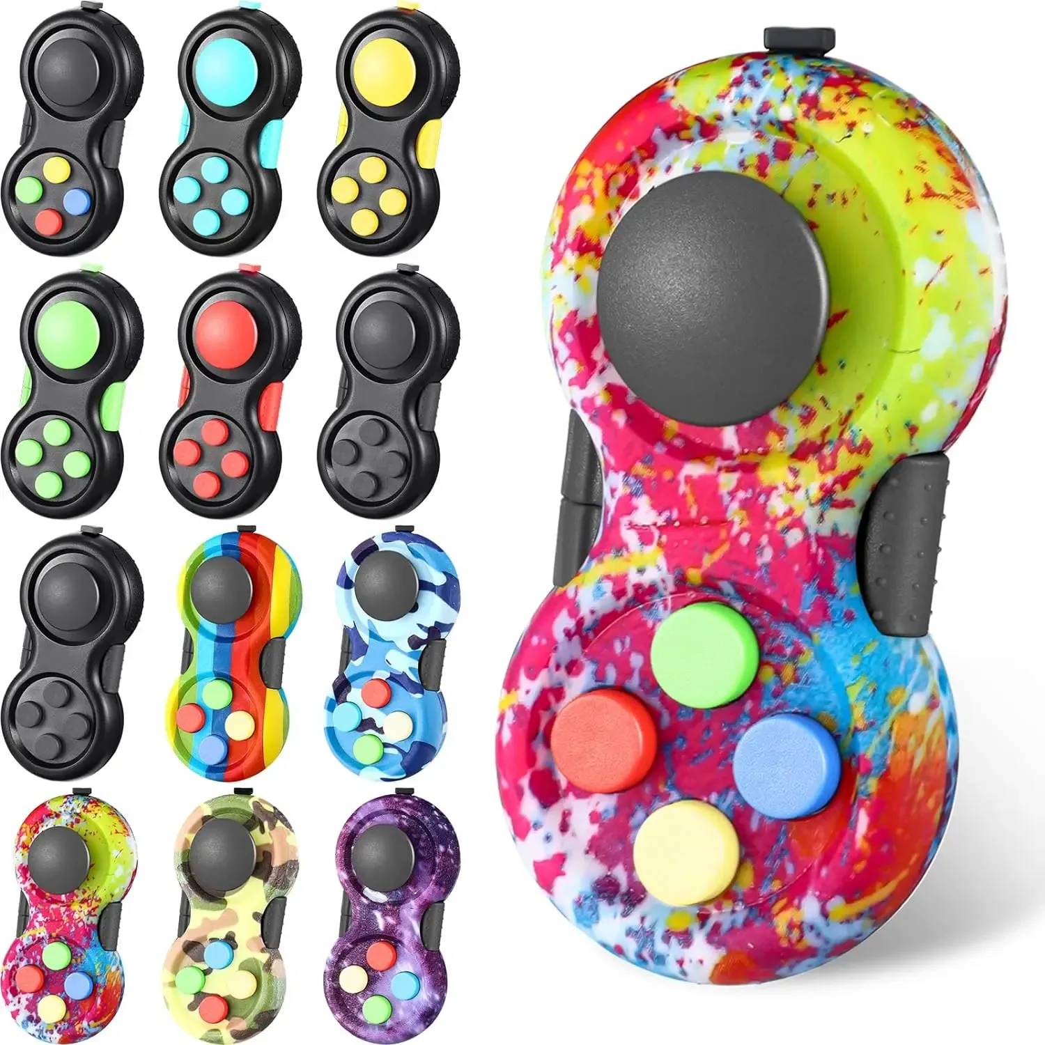 Fidget Pad Retro Classic Handheld Fidget Controller With Multiple ...