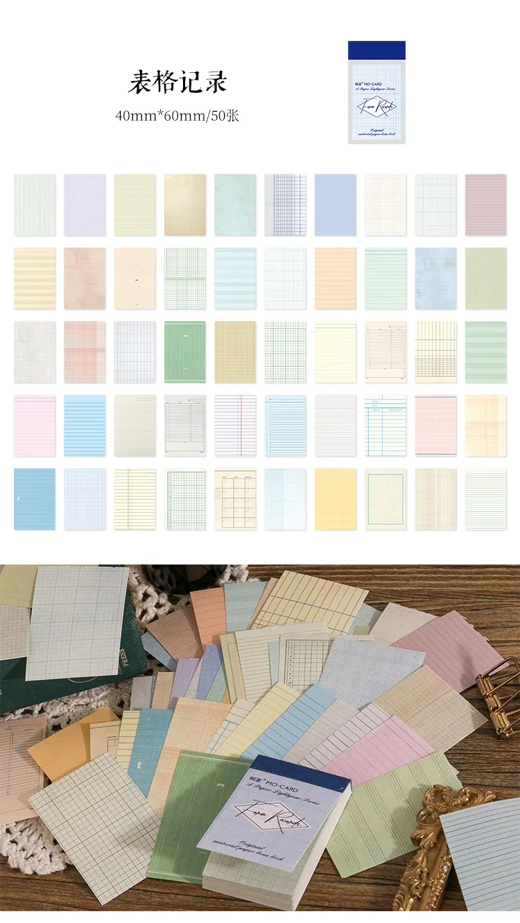 /pack Mini Book Flowers Grid Scrapbook Paper for DIY Scrapbooking and ...