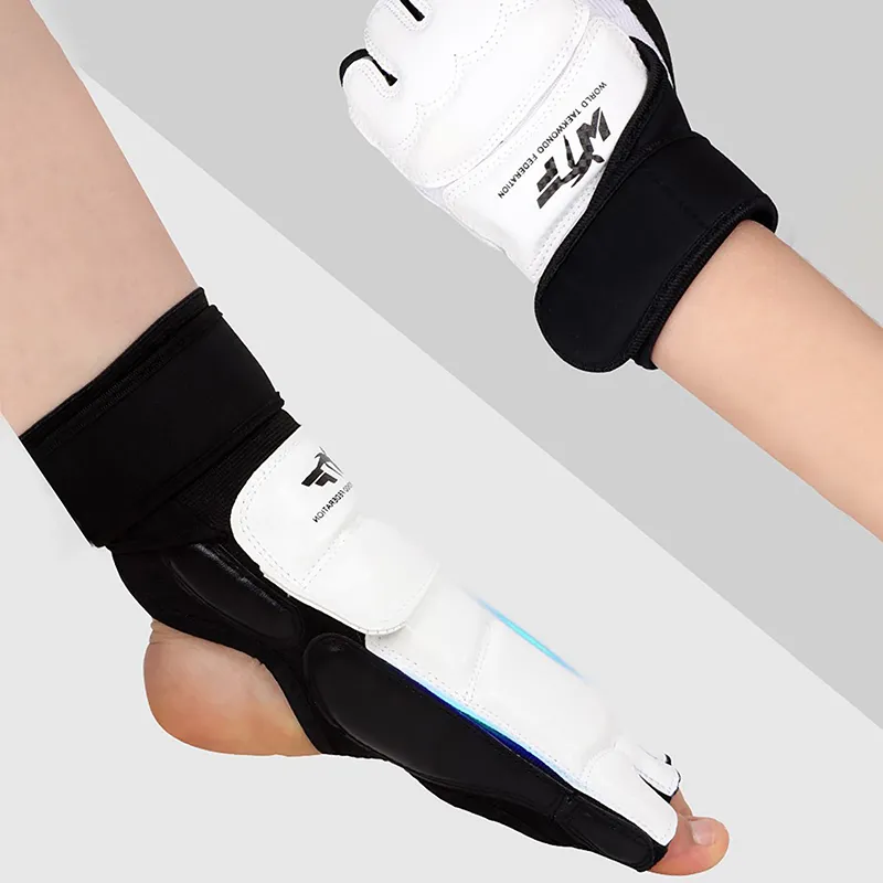 DHgate.com:Protector GuardLeather Foot Gloves Sparring Karate Ankle ...