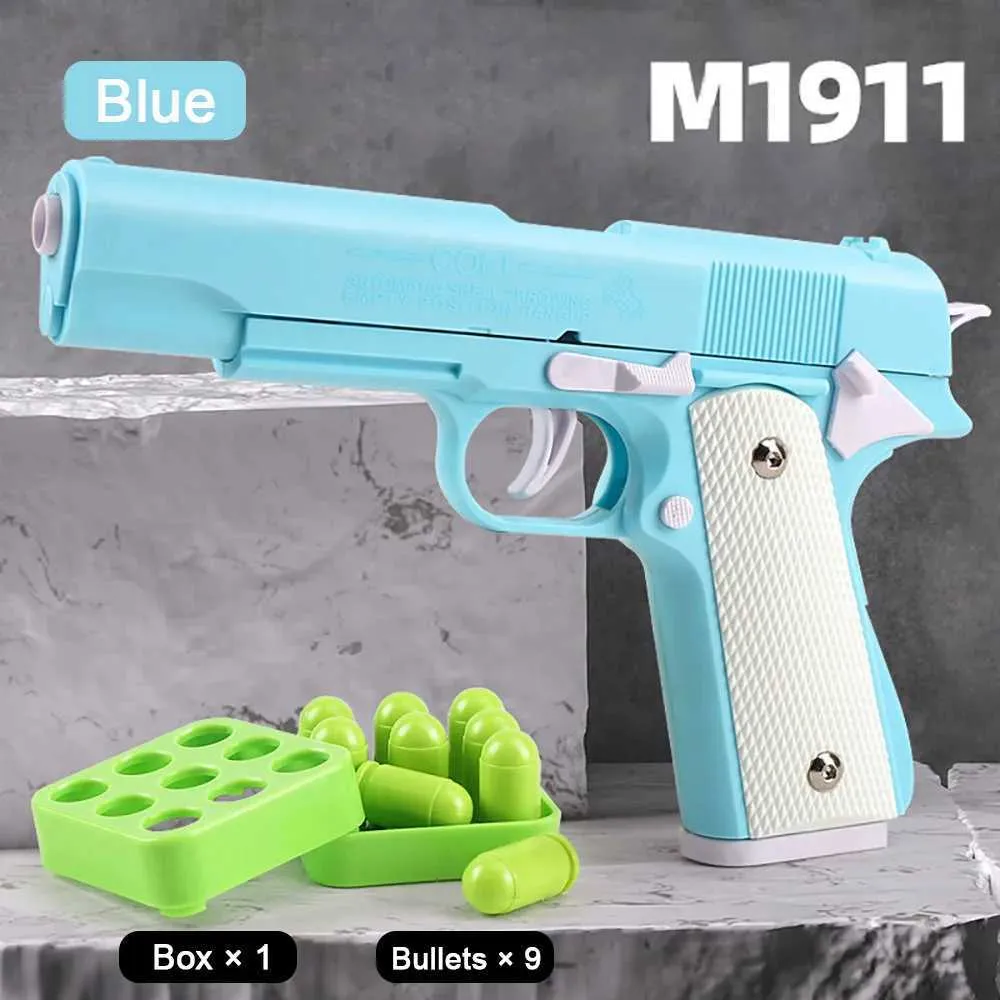 Automatic Colt 1911 Toy Gun For Kids Age5+ Stress Shot Toy Guns Pistol ...