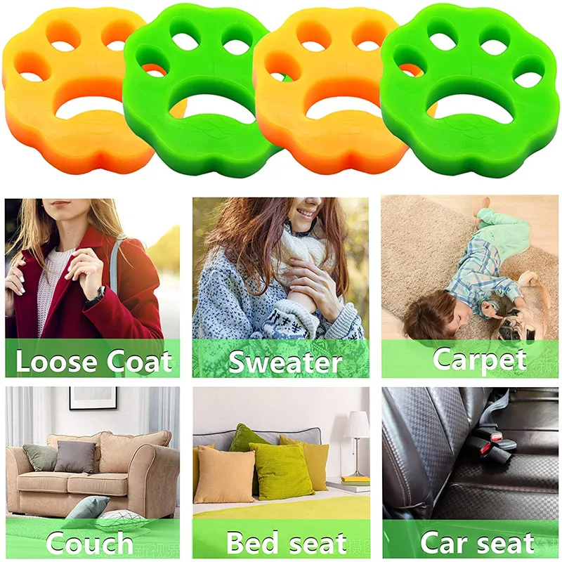 Cat Dog Hair Remover Reusable Pet Fur Remover For Clothes Laundry Lint ...