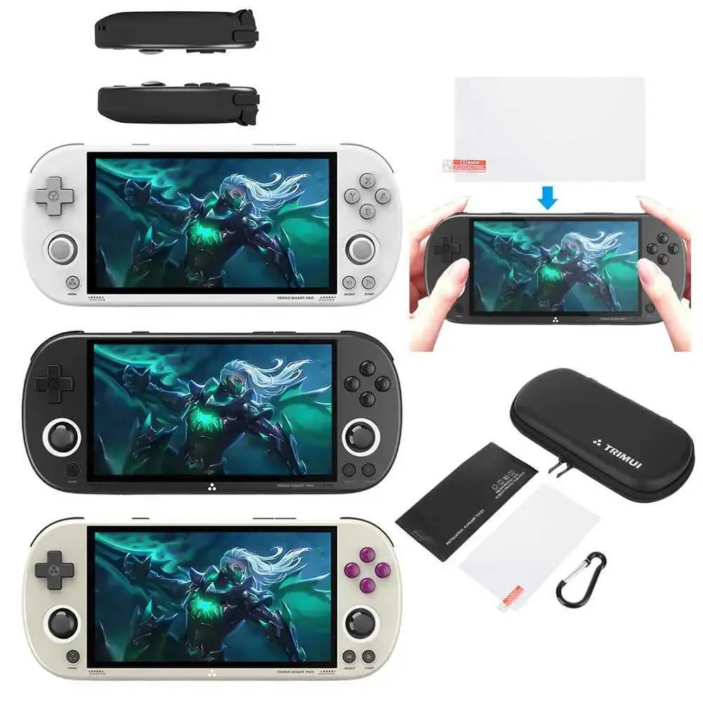 Trimui Smart Pro Retro Handheld Game Console 4.96 IPS Screen, Linux ...