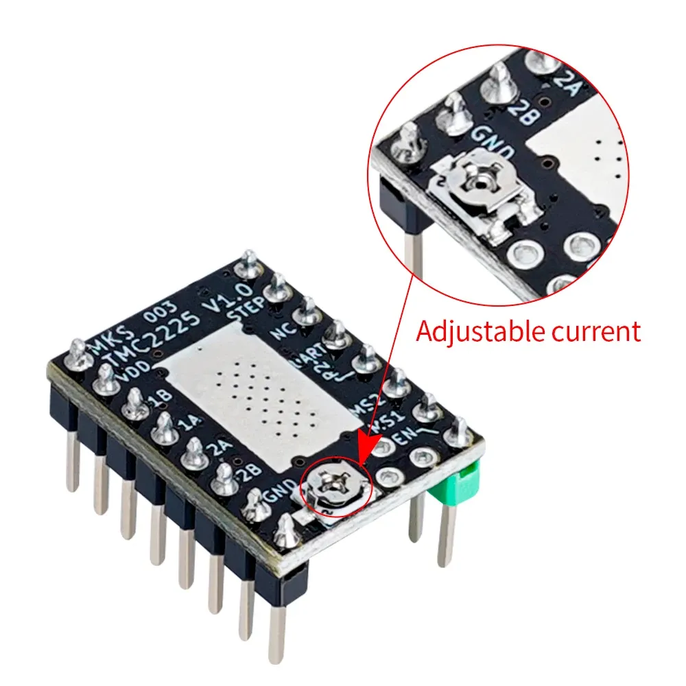 DHgate.com:5pcs TMC2225 Stepper Motor Driver Ultra Silent StepStick 3D Printer Parts:Computers ...