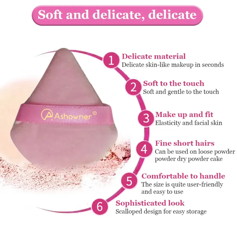 DHgate.com:Soft Triangle Makeup Puffs for Face, Eyes, and Contouring ...