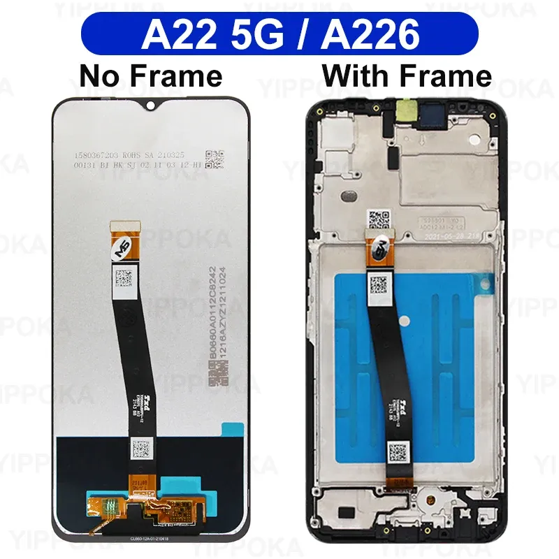 Upgraded AMOLED LCD Screen Replacement for Samsung Galaxy A22 4G/5G ...