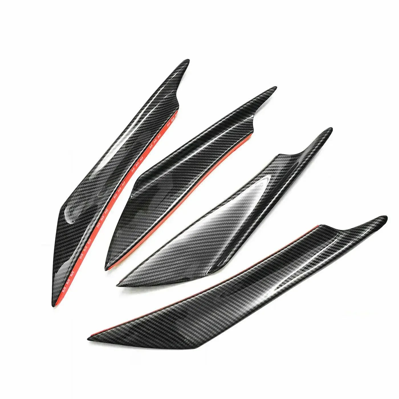 Front Bumper Obs Audio Splitter Fin Canard Diffuser Valence Spoiler Lip ...