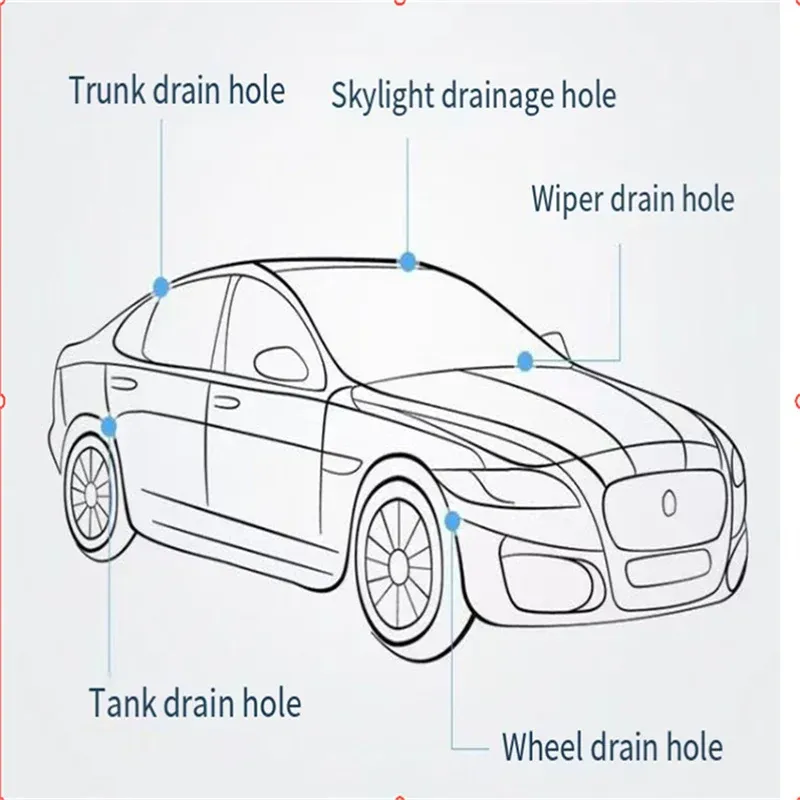 Car Drain Dredge Cleaning Scrub Brush Auto Sunroof Long Hoses Detailing ...