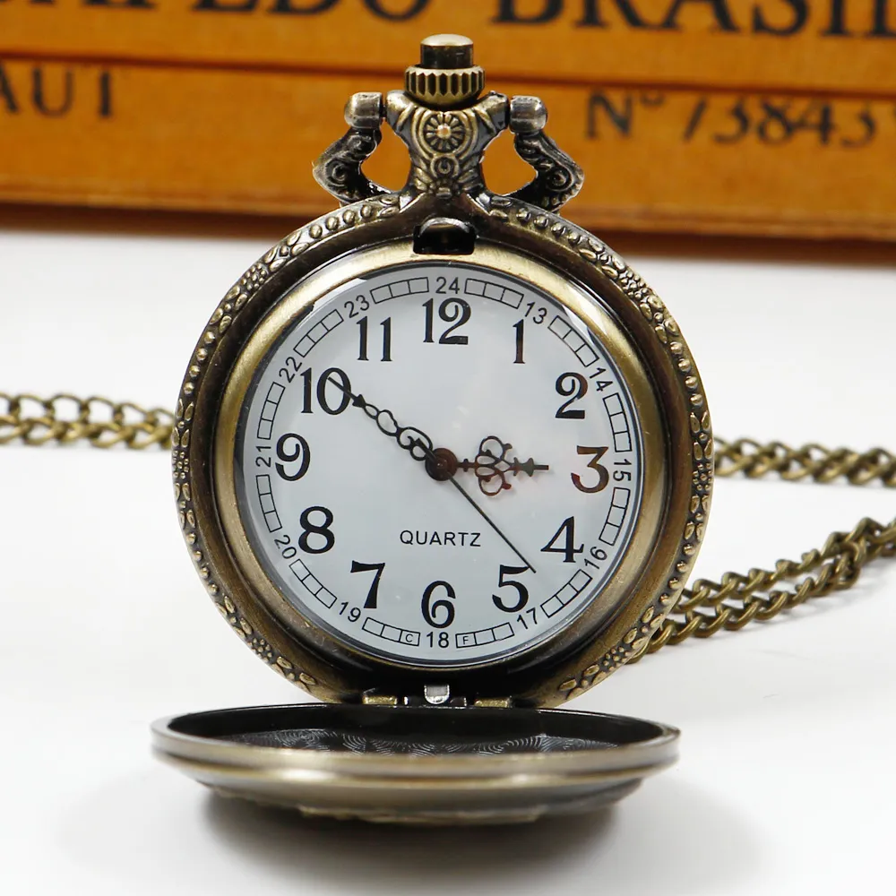 Personalized Pocket Watch for Men, Creative Arabic Numeric Display ...