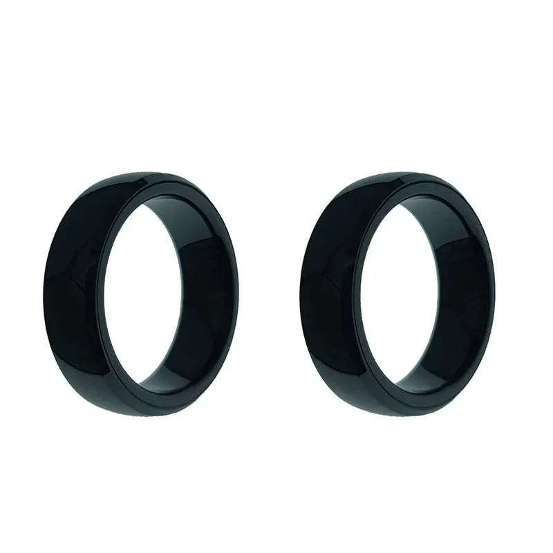 DHgate.com:1Pcs Black Ceramic RFID Smart Finger Ring, Wearable 125KHz ...