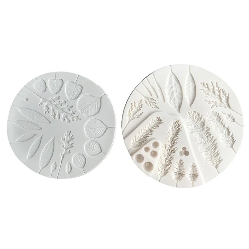 Leaf Fondant Mold Silicone Baking Tool for DIY Cake Decorations and ...