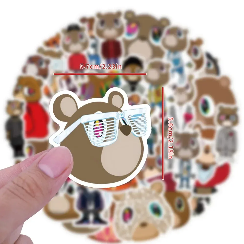 Kanye West Ye Bear Stickers 10/30/50 Pack... From Ddmymaster, $17.23 ...