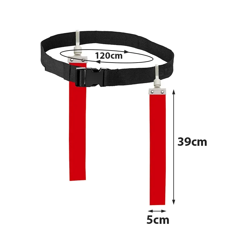 Football Straps Waist Belt: Adjustable Rugby Flag Tag Training Belt ...