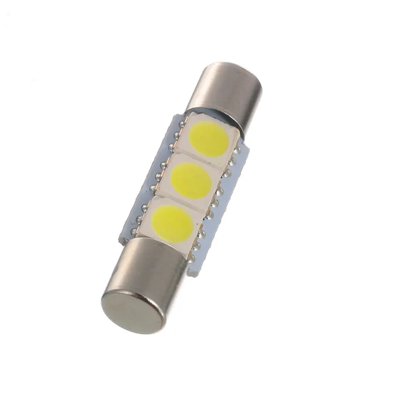 set White LED Car Light Bulbs 29mm 5050 3SMD for 6641 TS-14V1CP Car ...