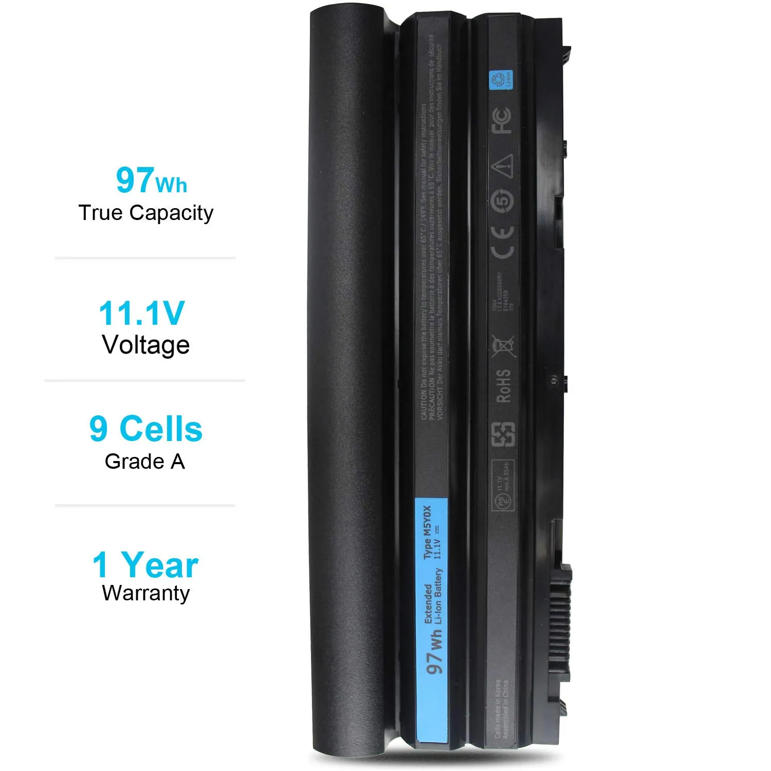 DHgate.com:M5Y0X T54FJ 97Wh Laptop Battery for Dell Latitude E6430 ...