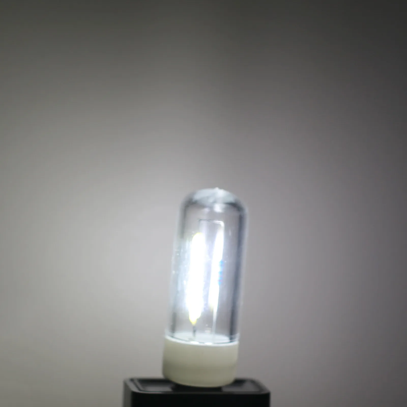 Miniature LED Bulb Wedge Base Portable USB Charging 2700K-6500K 1W High ...