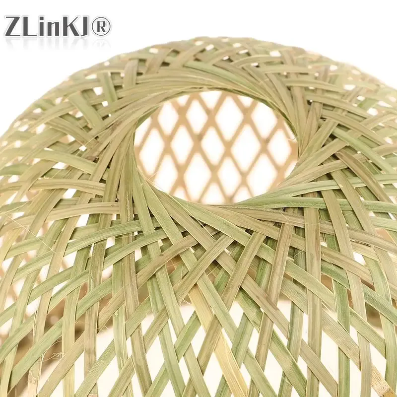DHgate.com:Natural Rattan Lamp Shade - Handcrafted Bamboo Pendant Light ...