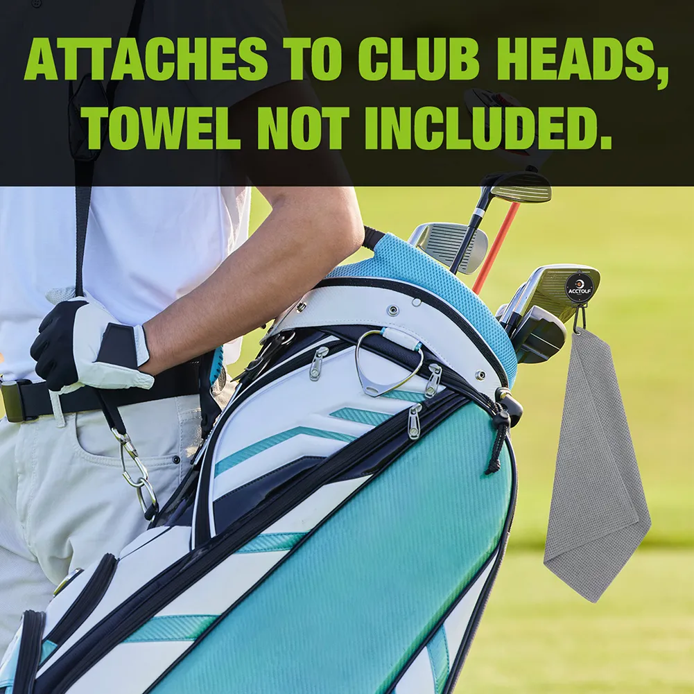 Magnetic Golf Towel Clip for Golf Bags and Clubs, Portable Golf ...
