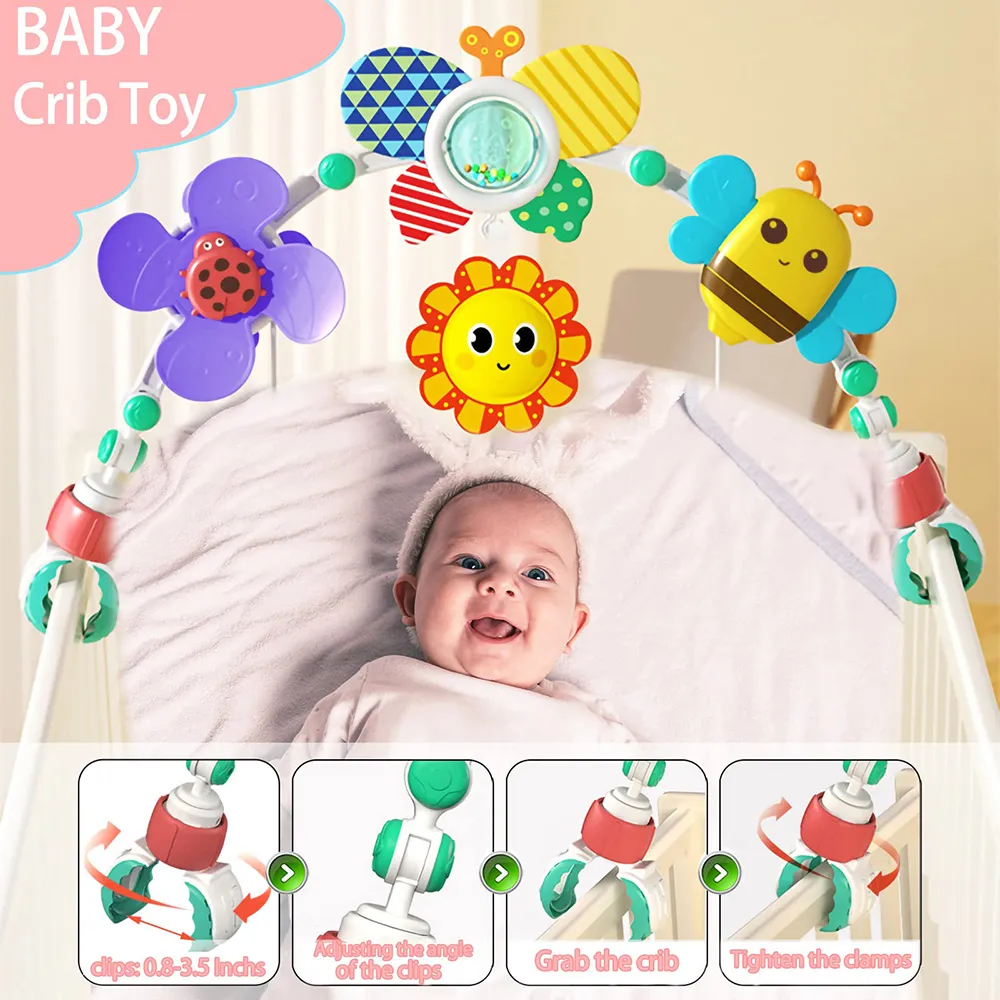 Baby Stroller Arch Toy - Adjustable Car Seat Mobile for Infants ...
