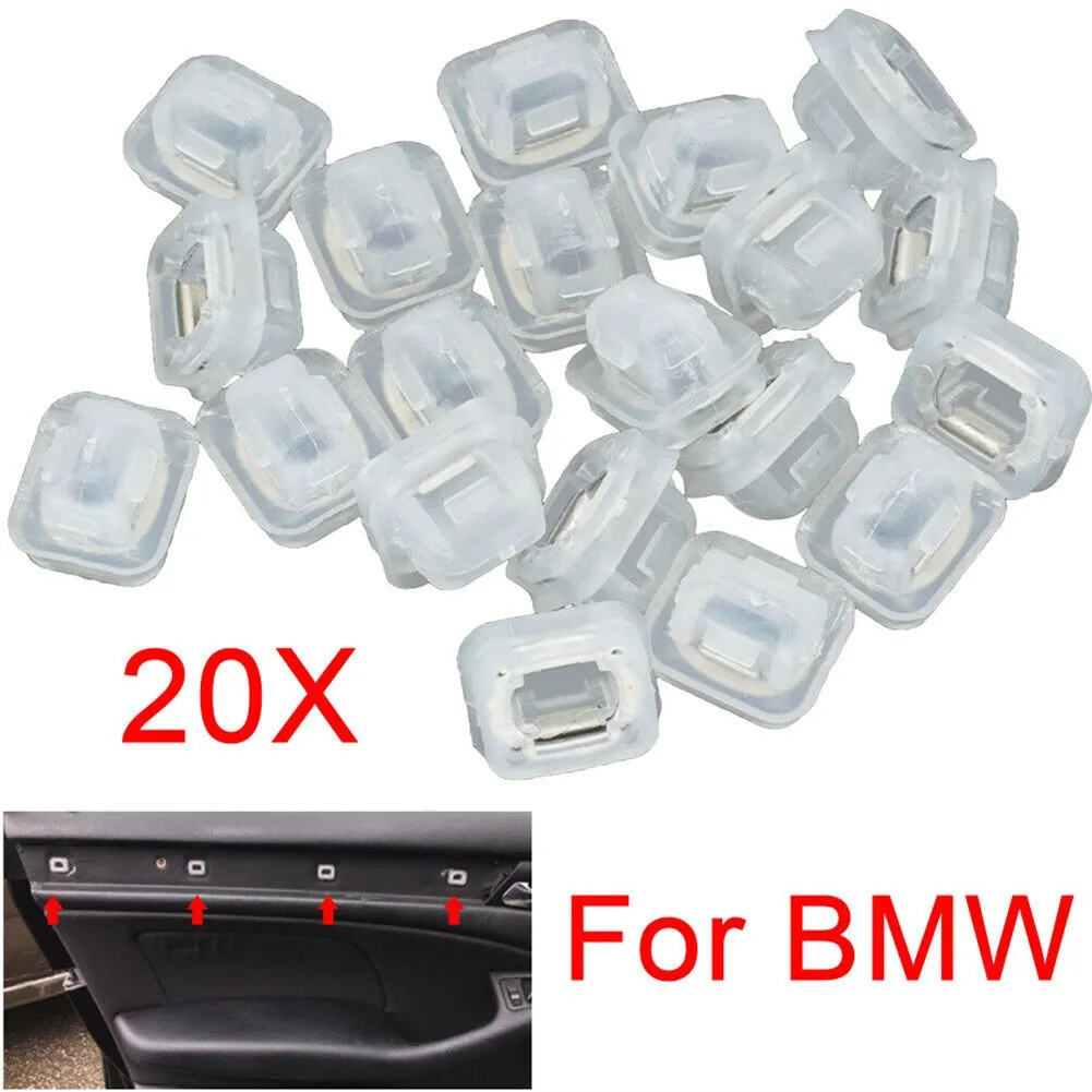 Door Trim Panel Clips For BMW 3 Series E46 E90 E91 E92 E93 X5 E53 Black ...
