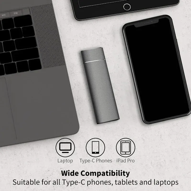 MIJIA 128TB SSD | High-Speed External Hard Drive | USB 3.0 Portable ...