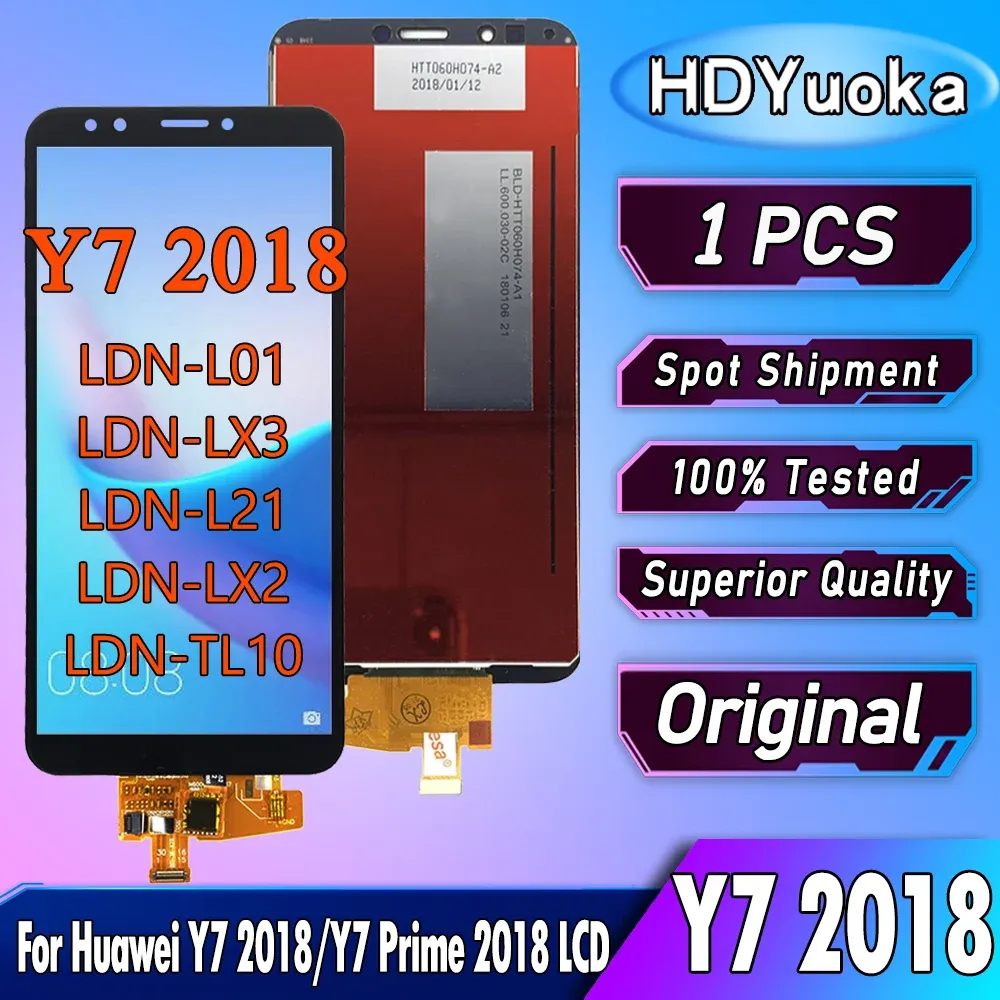 99 in Original Replacement Touch Screen Digitizer for Huawei Y7 2018 ...