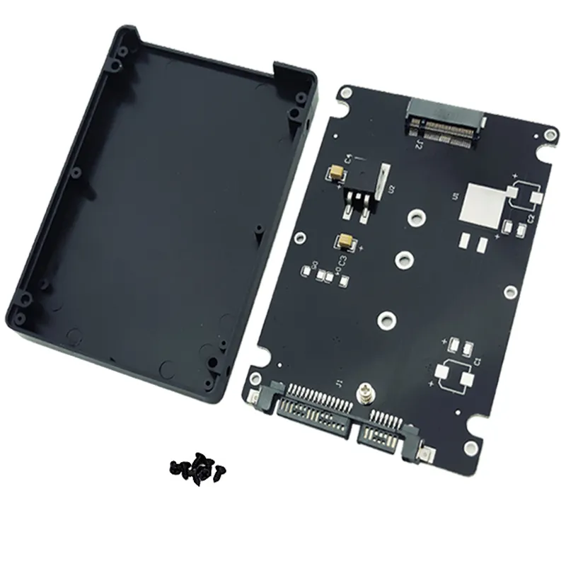 M.2 SSD Enclosure: Aluminum SATA 3.0 External Enclosure Adapter for ...