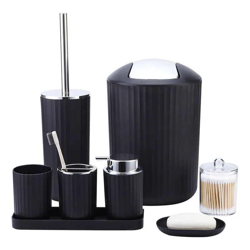 Luxury Bathroom Accessories Set - Hotel Style Wash Set, Modern Bathroom ...