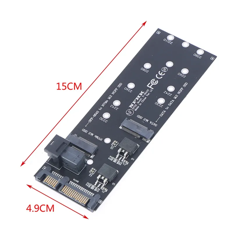 SFF-8643 to M.2 U2 Adapter NVMe PCIe SSD SATA Slimline SAS NGFF M-Key Conversion Kit from Dhgate ...
